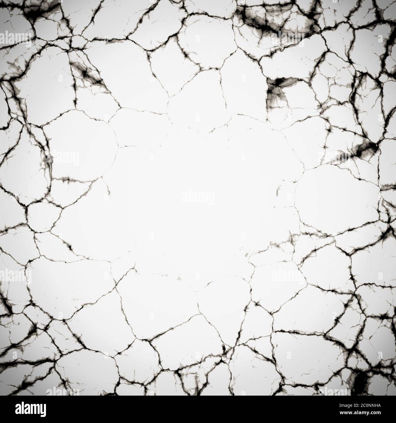 Grunge crack frame design element Stock Photo - Alamy