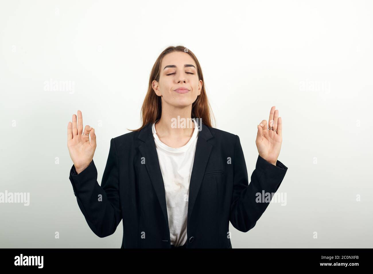 View of hand fingers showing ok sign, gesturing making okay, human ...