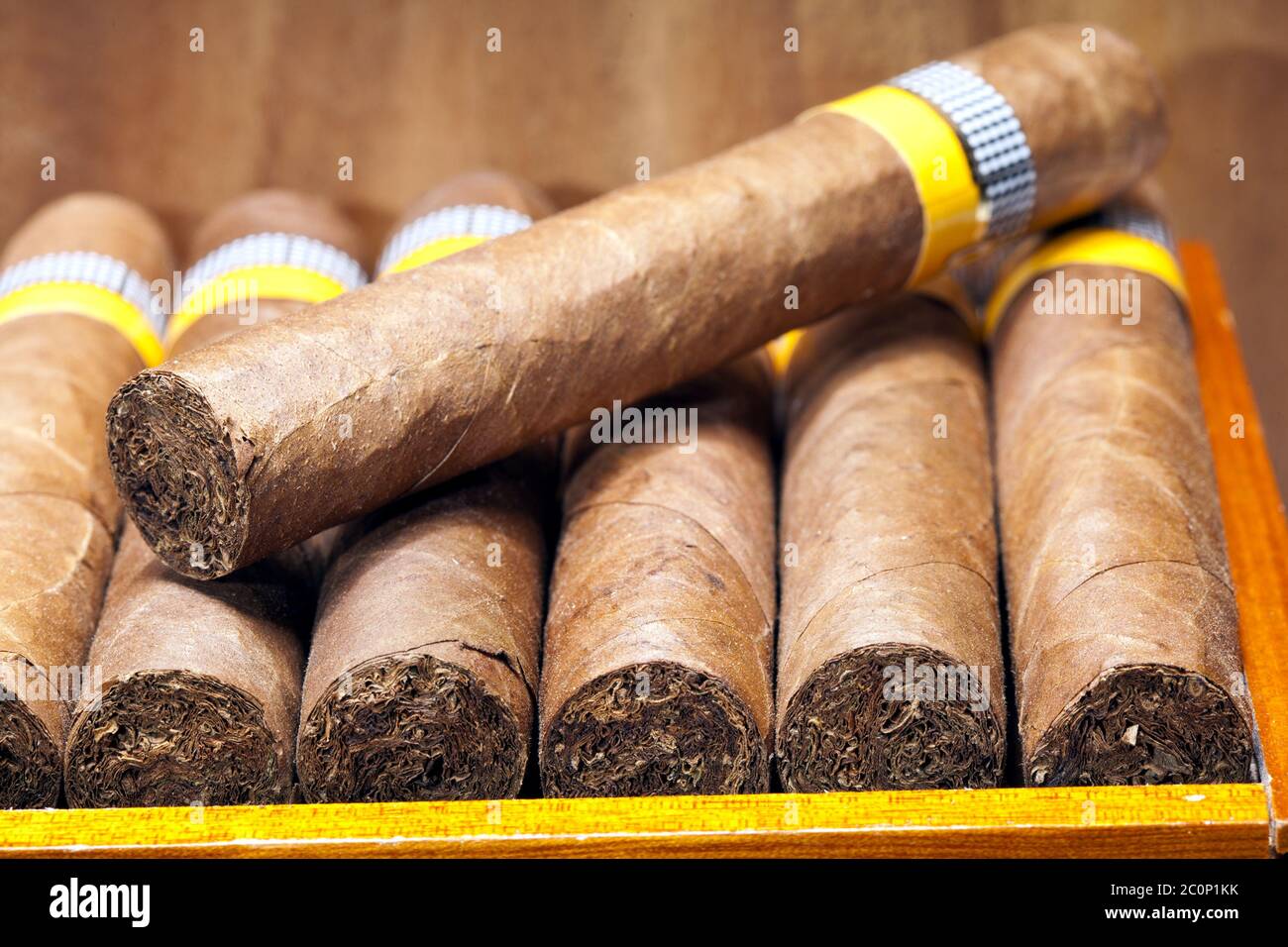 The Cuban cigars, hand made Stock Photo - Alamy