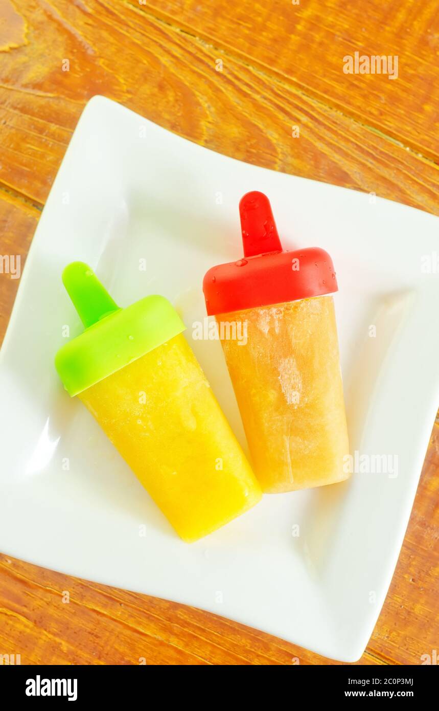 ice cream pops Stock Photo - Alamy