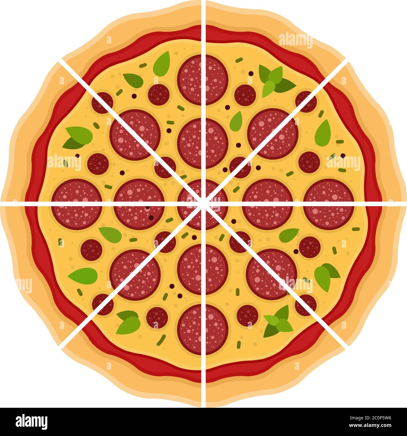 Slice Of Pepperoni Pizza Clipart