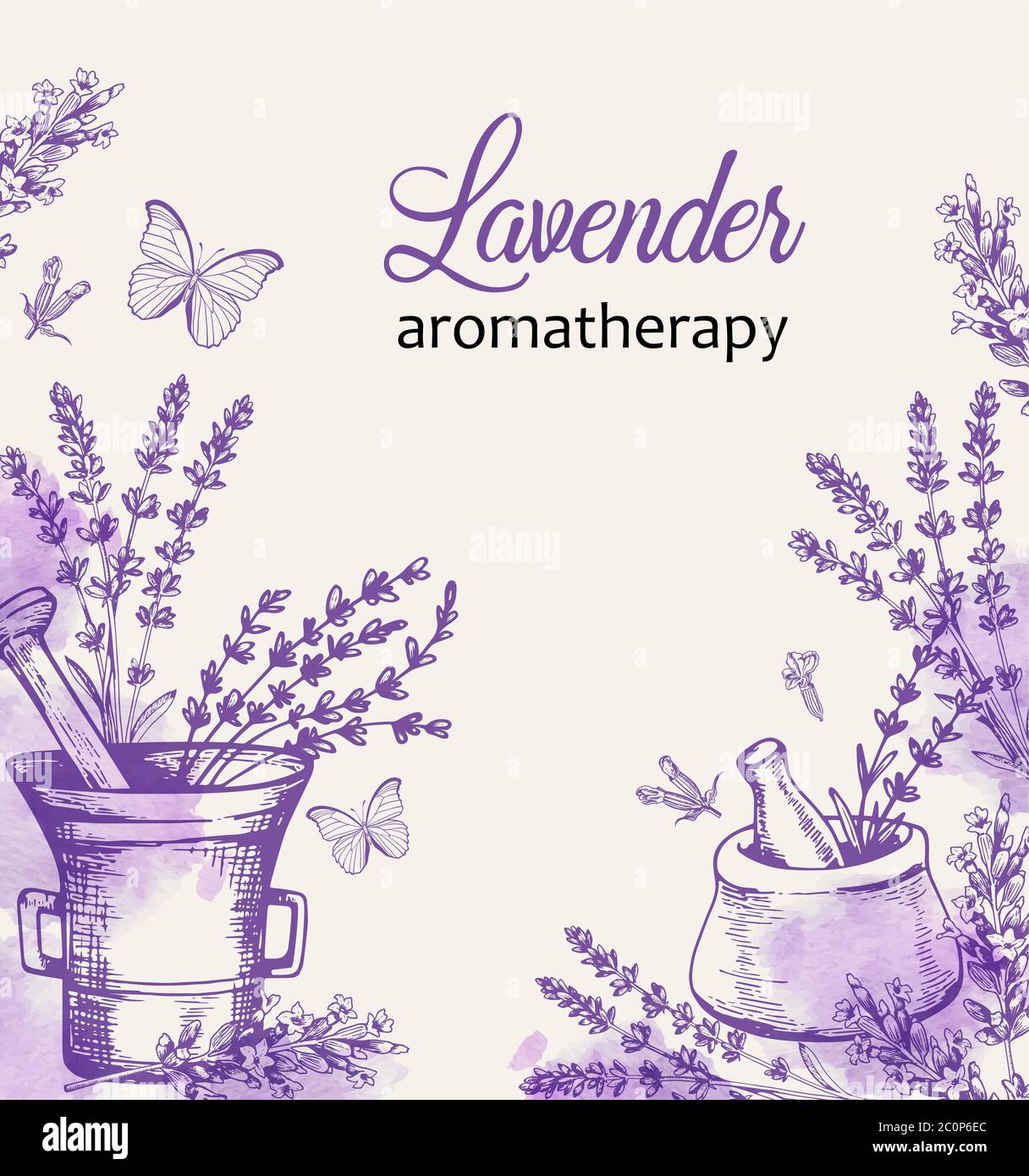 Lavender Vintage Background