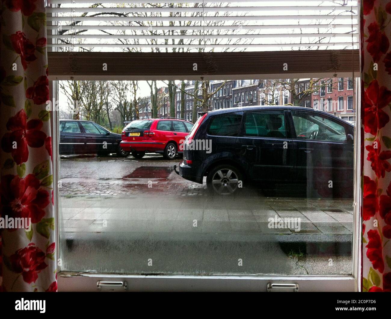 View from an appartment window, Amsterdam, Netherland Stock Photo - Alamy