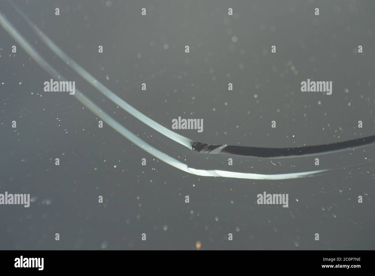 close-up photo of a cracked windscreen Stock Photo - Alamy