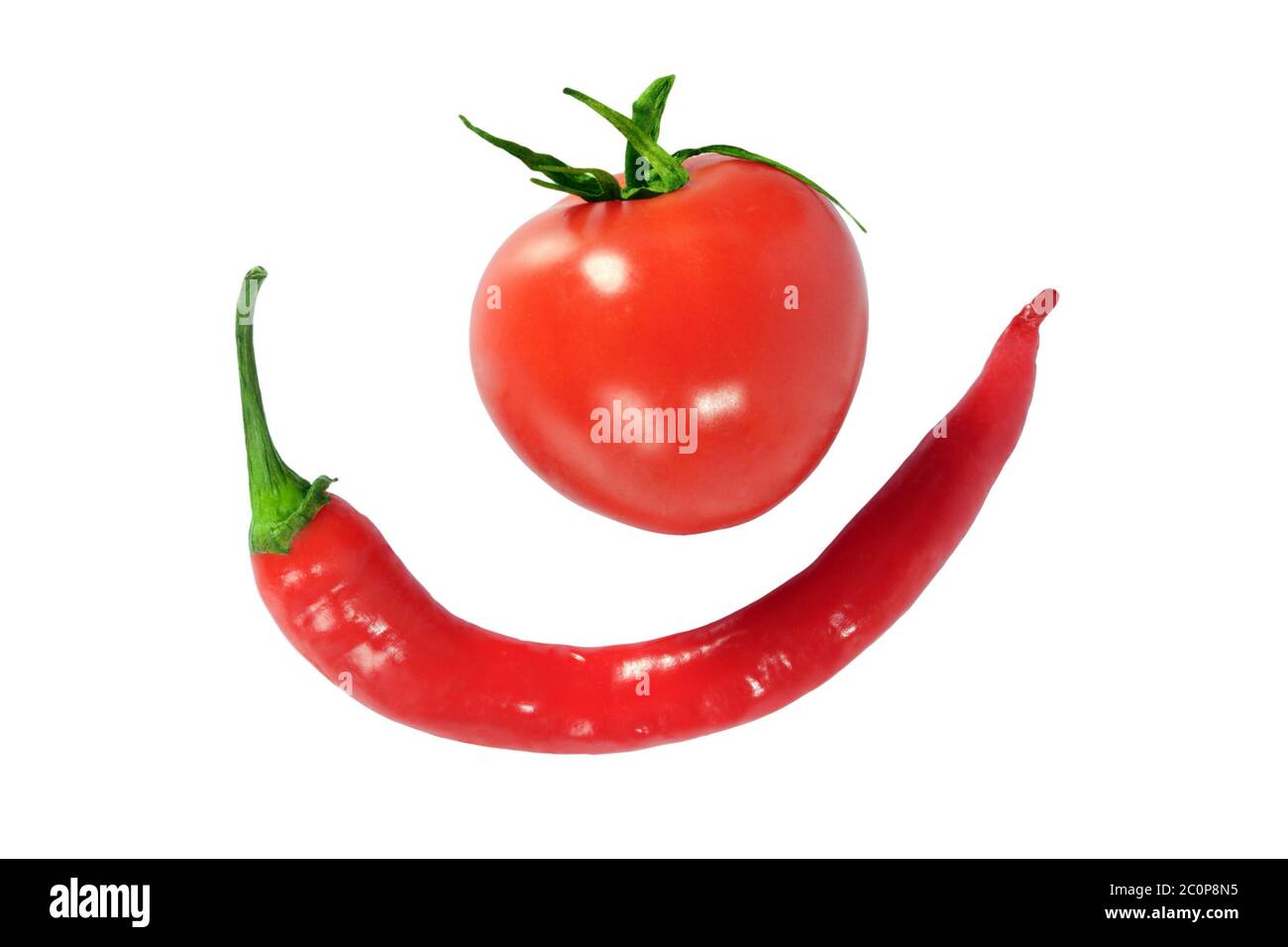 Red tomato green pepper hi-res stock photography and images - Alamy