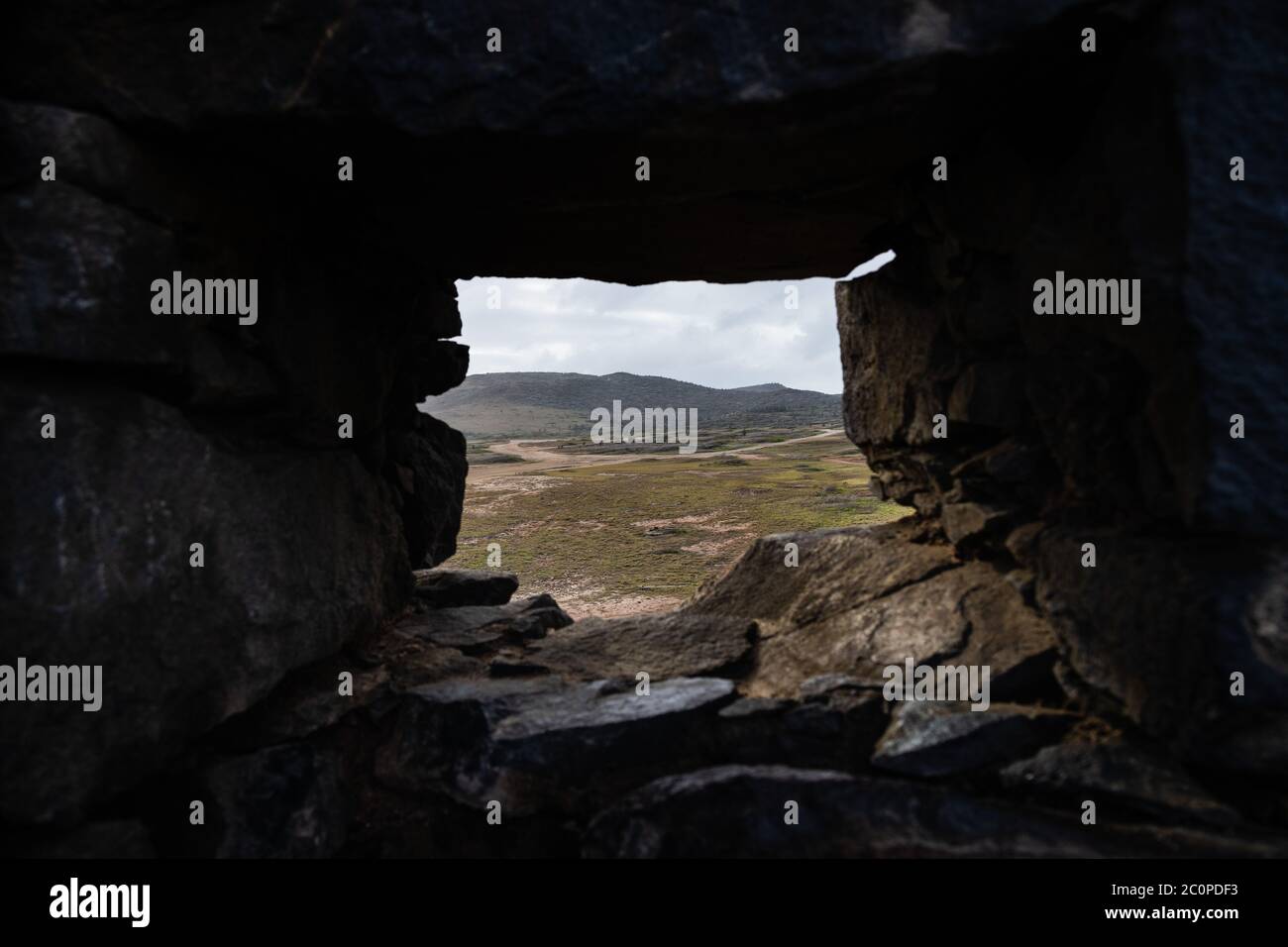 Bushiribana Gold Mill Ruins in Aruba Stock Photo - Alamy