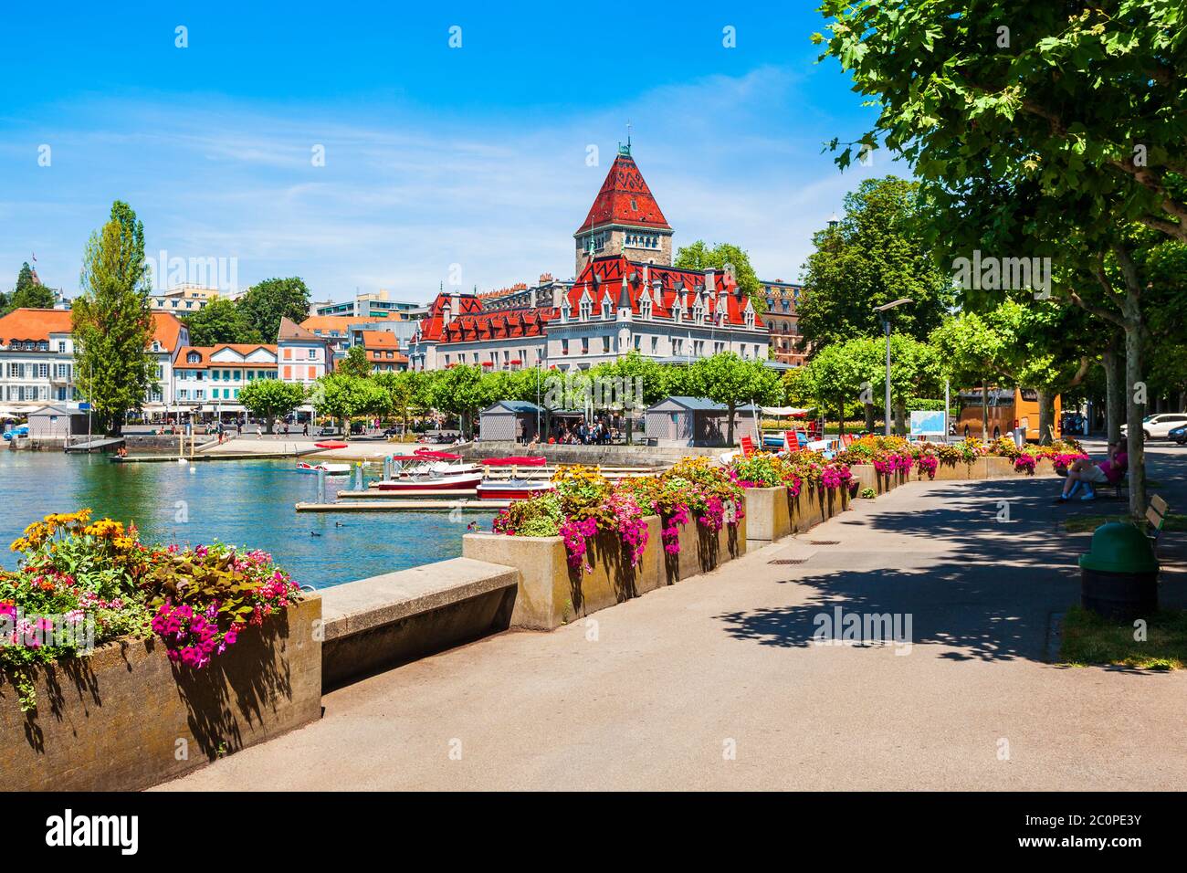 Ouchy promenade hi-res stock photography and images - Alamy