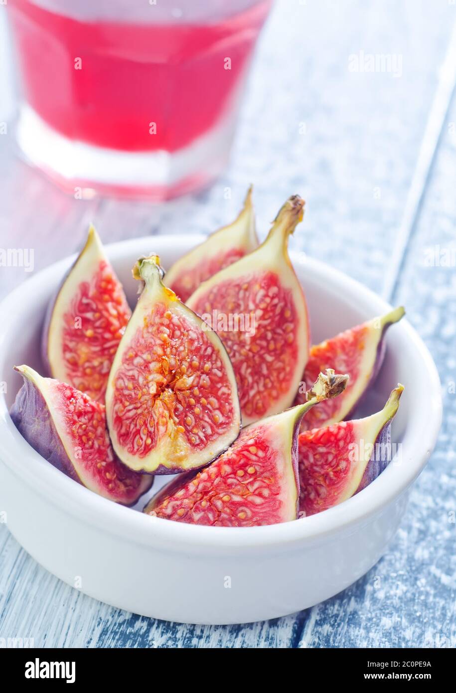 figs and juice Stock Photo - Alamy