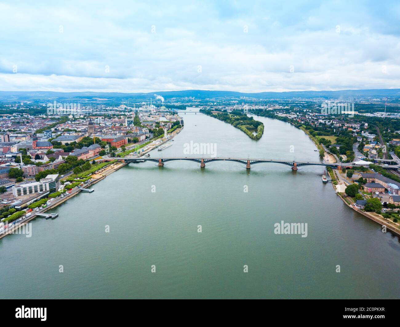 Mainz aerial hi-res stock photography and images - Alamy