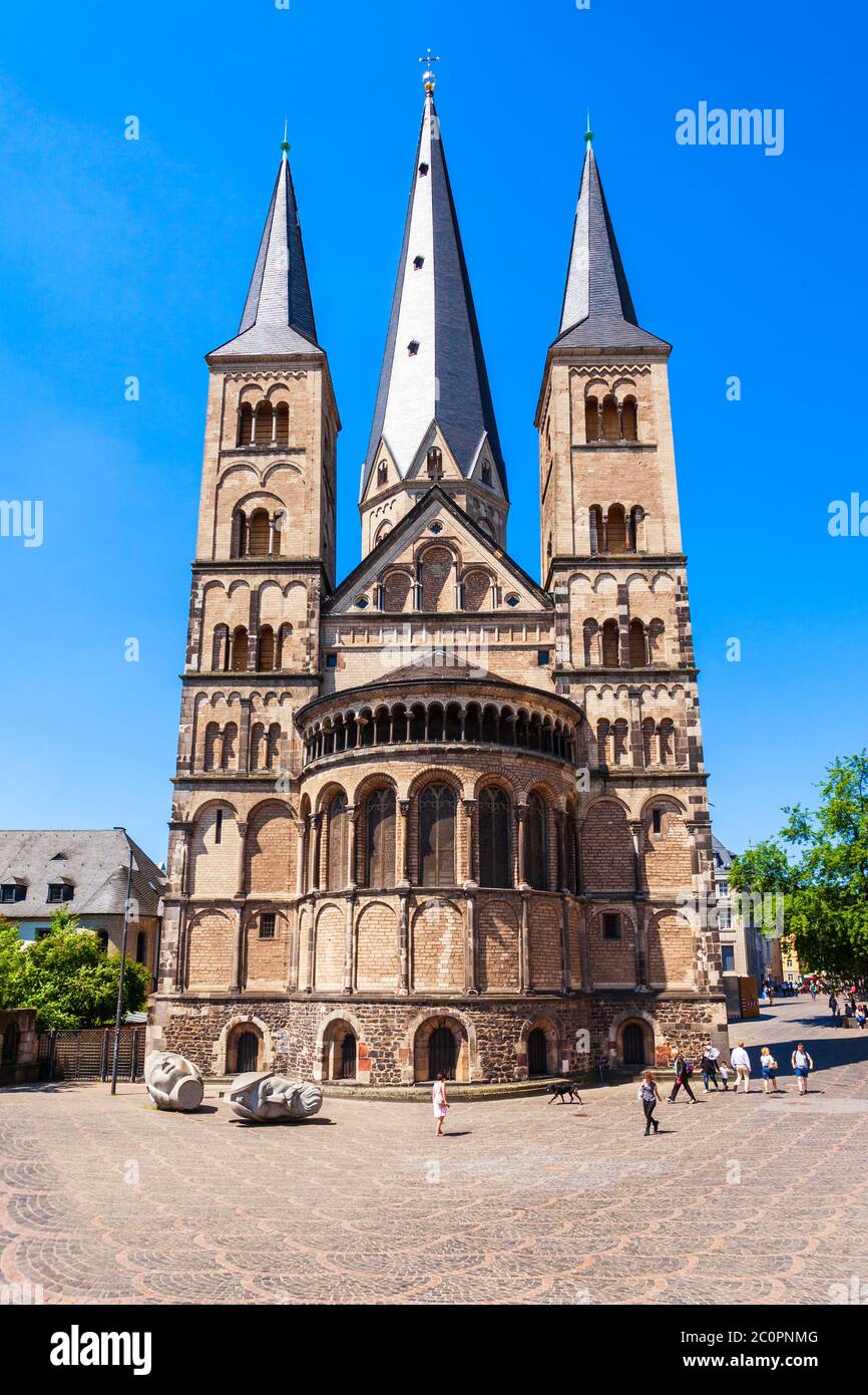 Bonn Minster cathedral or Bonner Munster is the oldest roman catholic church in Bonn, Germany ...
