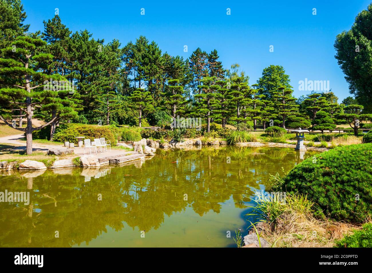 Japanese Garden in Nordpark is a public green area in the Stockum ...