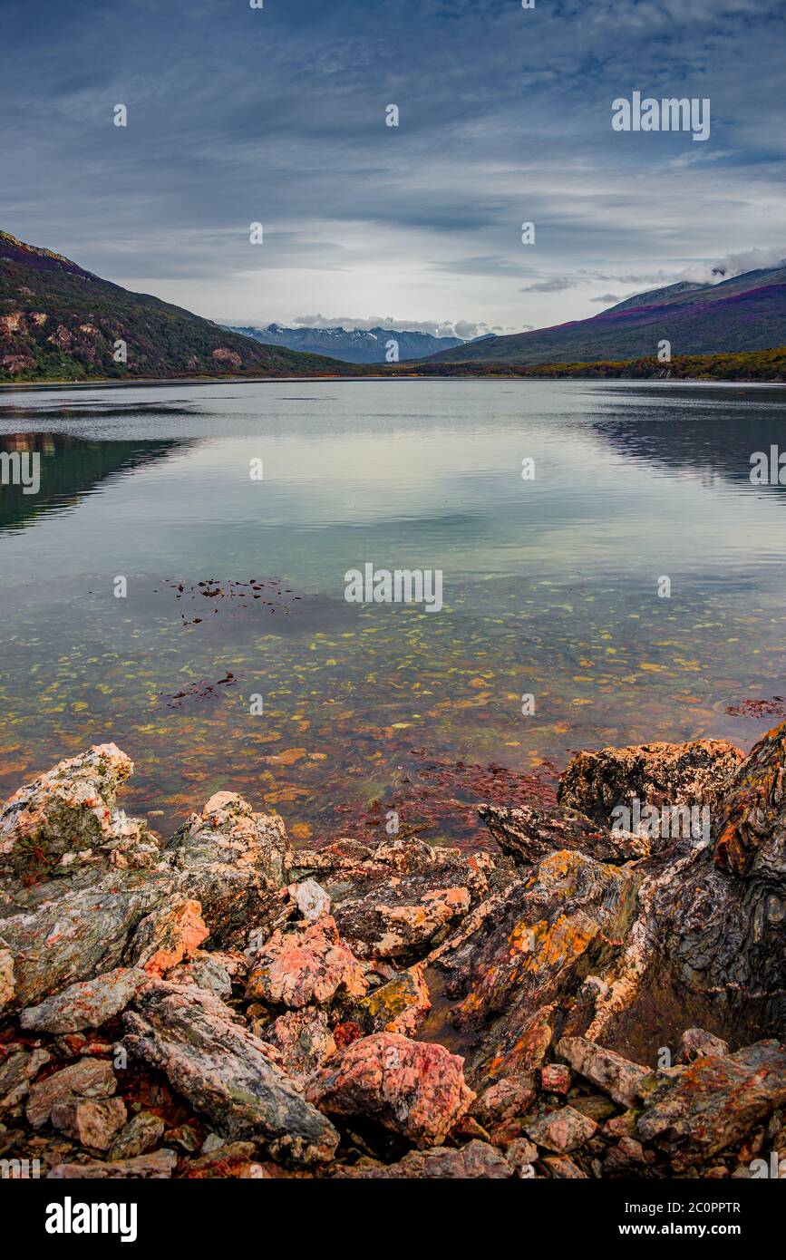 Magical austral Magellanic subpolar forests and turquoise lagoons in ...