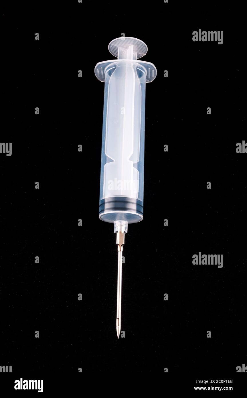 White Classic Syringe Stock Photo - Alamy