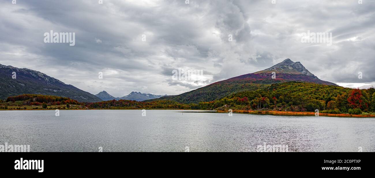 Magical austral Magellanic subpolar forests and turquoise lagoons in ...