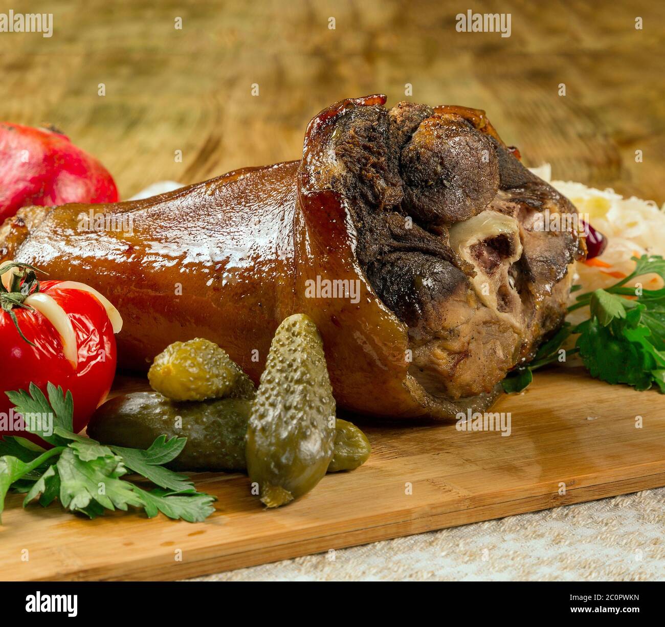 roast knuckle, food Stock Photo - Alamy