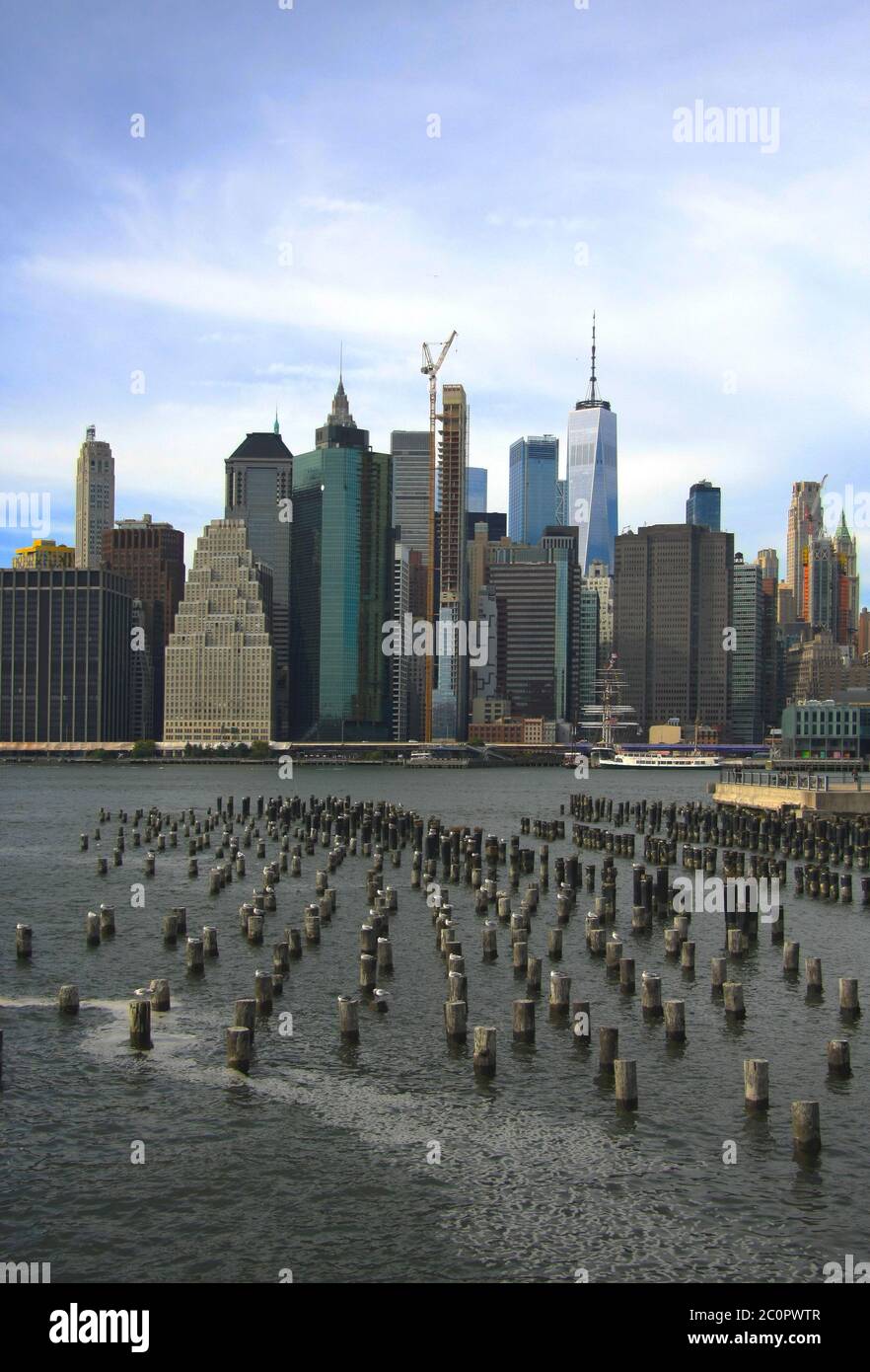 New York City skyline on an Octobers day Stock Photo - Alamy