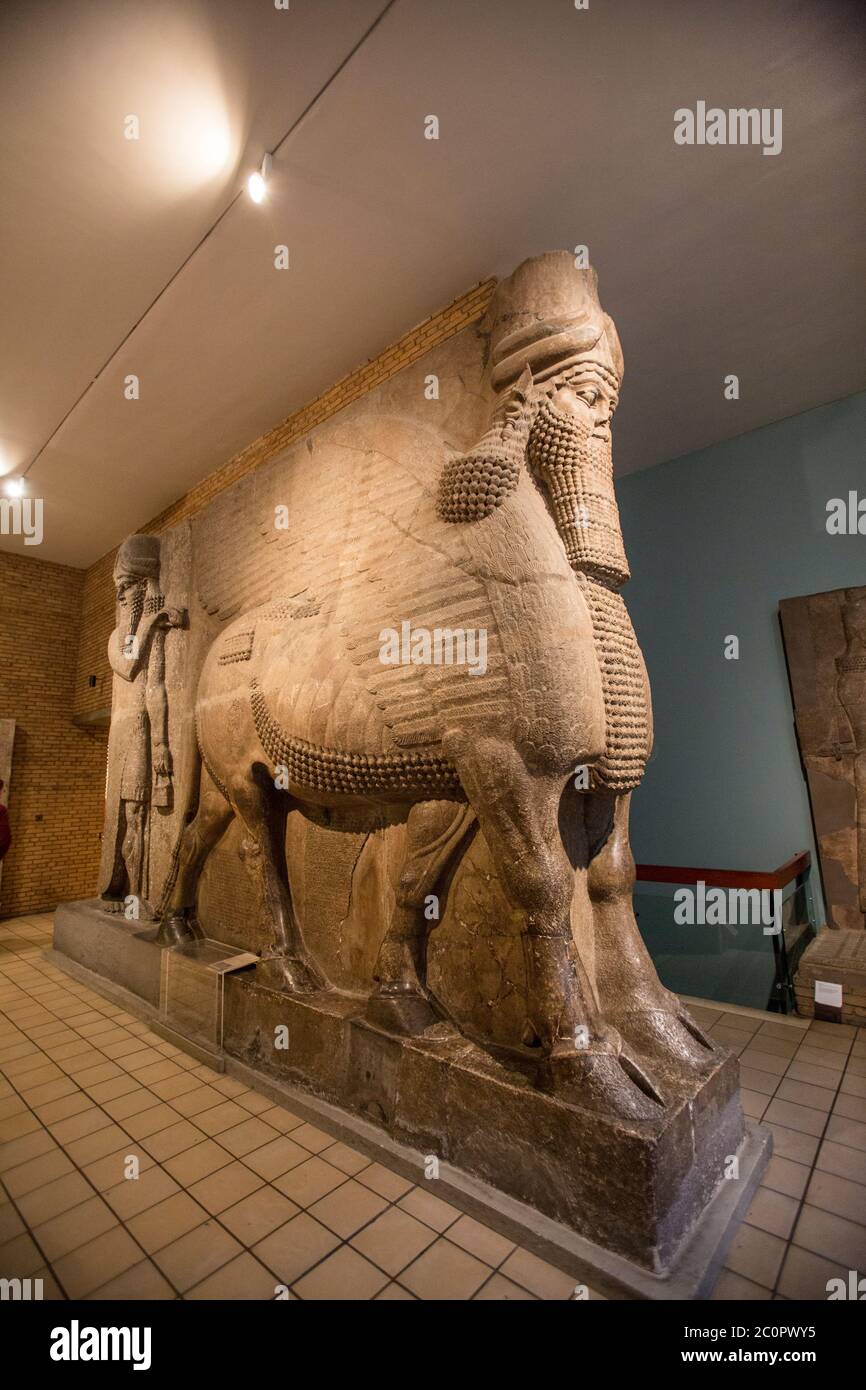 Winged lion british museum hi-res stock photography and images - Alamy