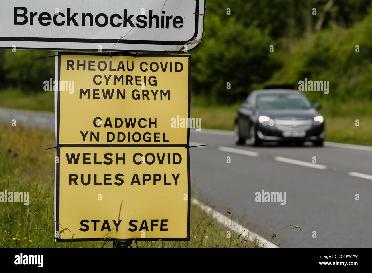 Welsh covid rules apply hi-res stock photography and images - Alamy