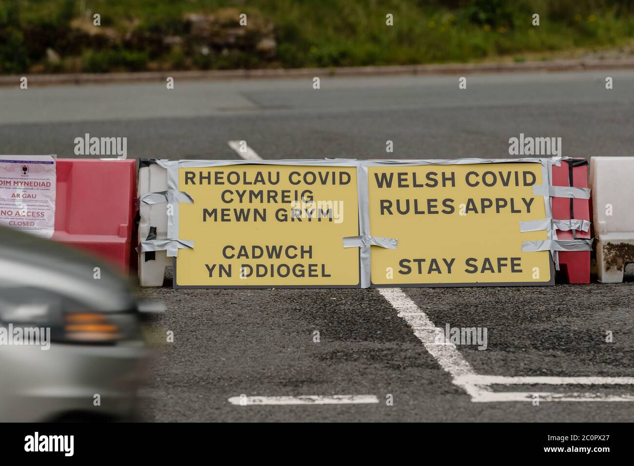 Welsh covid rules apply hi-res stock photography and images - Alamy
