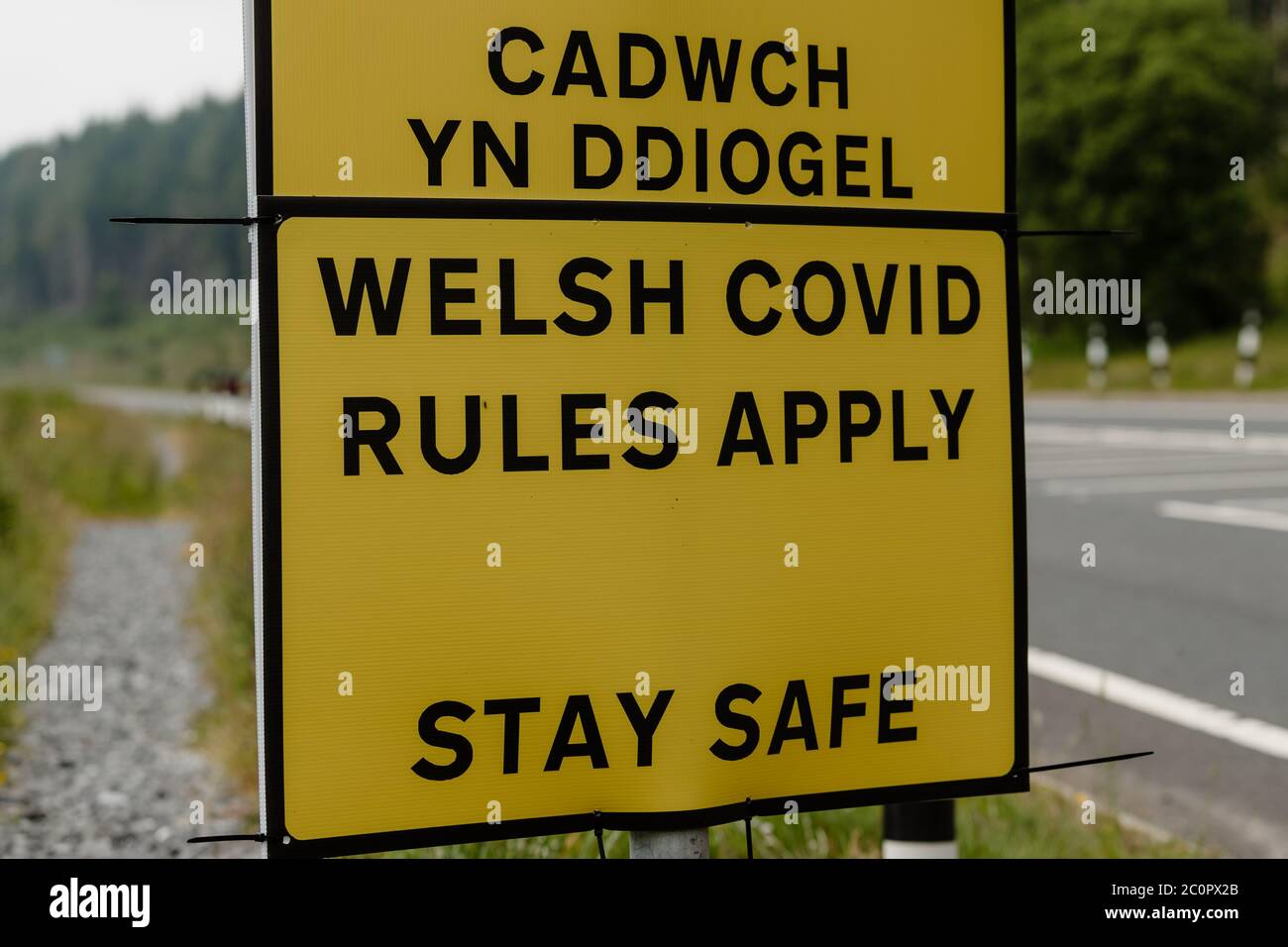 Welsh covid rules apply hi-res stock photography and images - Alamy