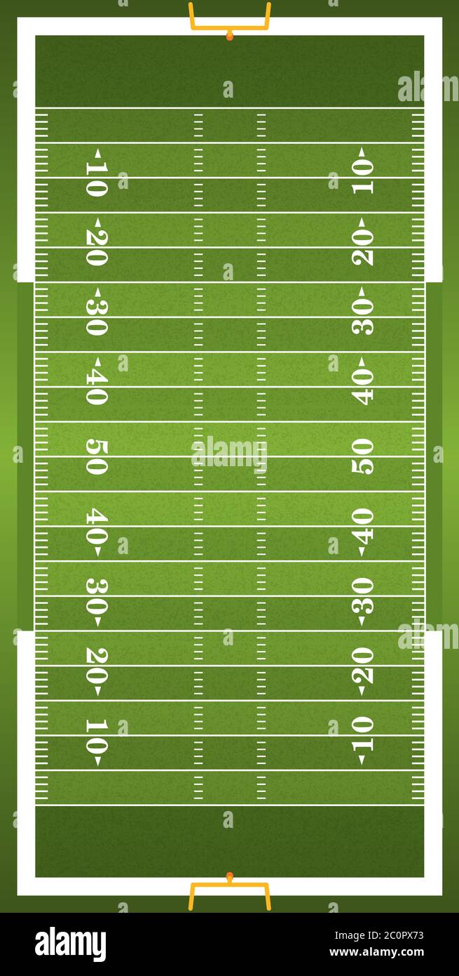 Textured Grass Vertical American Football Field Stock Photo - Alamy