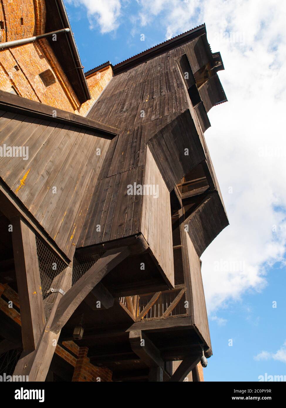 Old wooden crane hi-res stock photography and images - Alamy