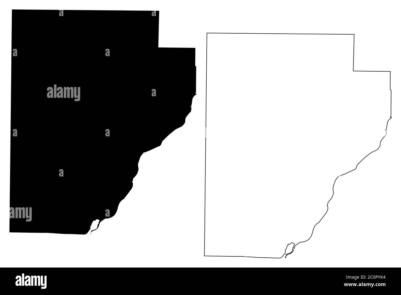 Fulton County, Illinois (U.S. county, United States of America, USA, U ...