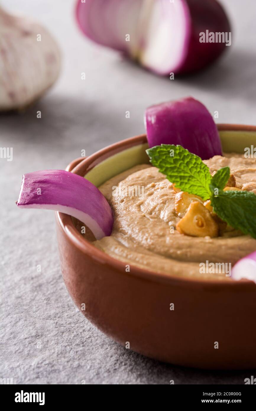 Gofio escaldado. Traditional Canarian food Stock Photo - Alamy