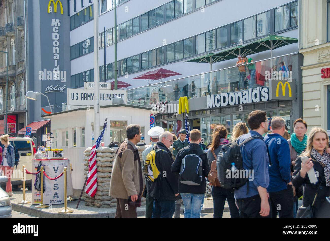 Mcdonalds border east germany hi-res stock photography and images - Alamy