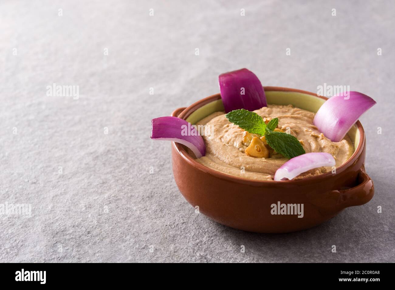 Gofio escaldado. Traditional Canarian food Stock Photo - Alamy