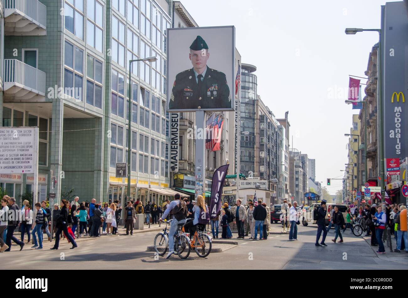 Mcdonalds border east germany hi-res stock photography and images - Alamy