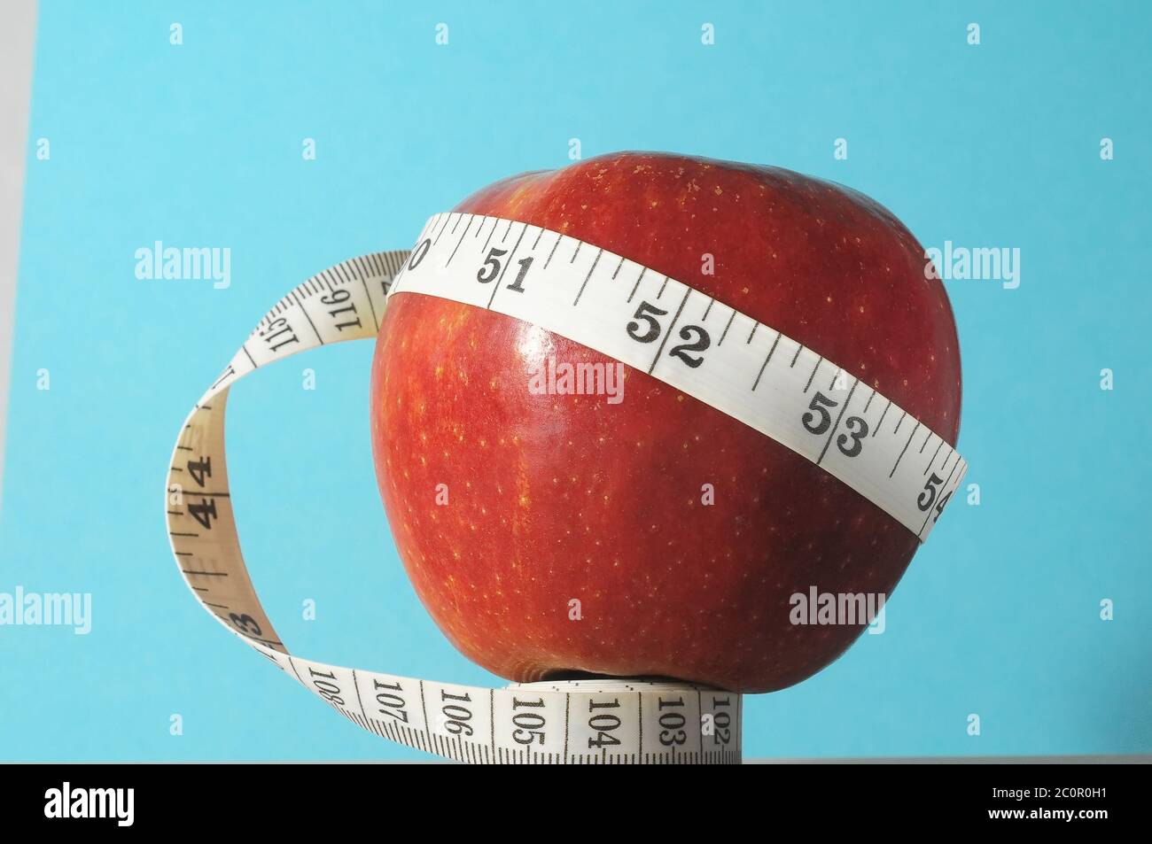 Diet Apple and Meter Stock Photo - Alamy