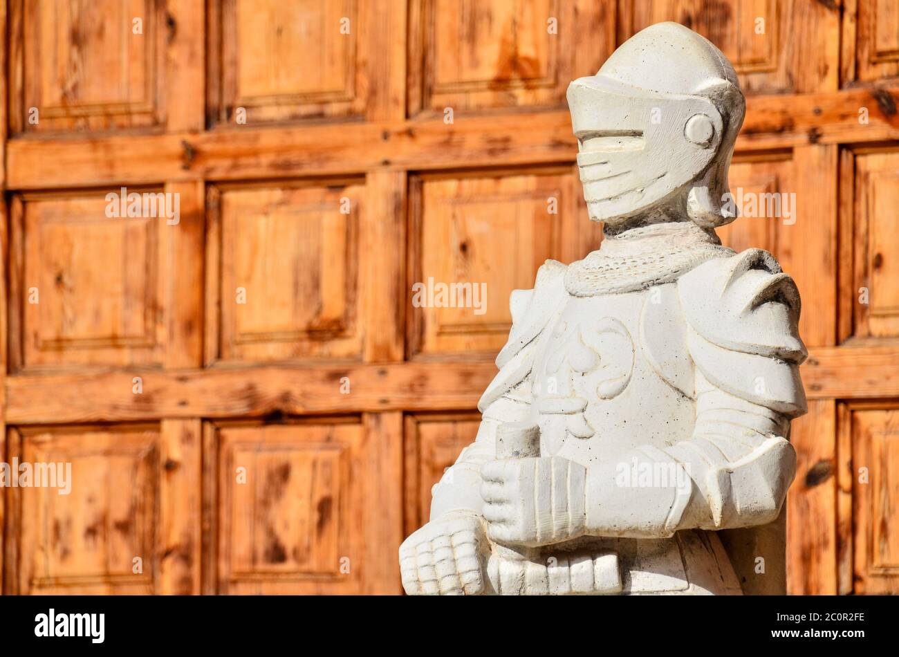 Statue of a Medieval Knight Stock Photo - Alamy