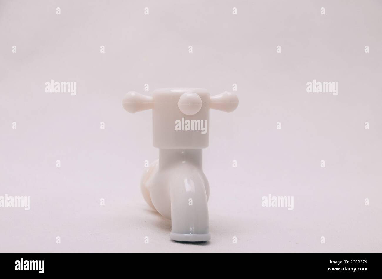 PVC Plastic Water Faucet Stock Photo - Alamy