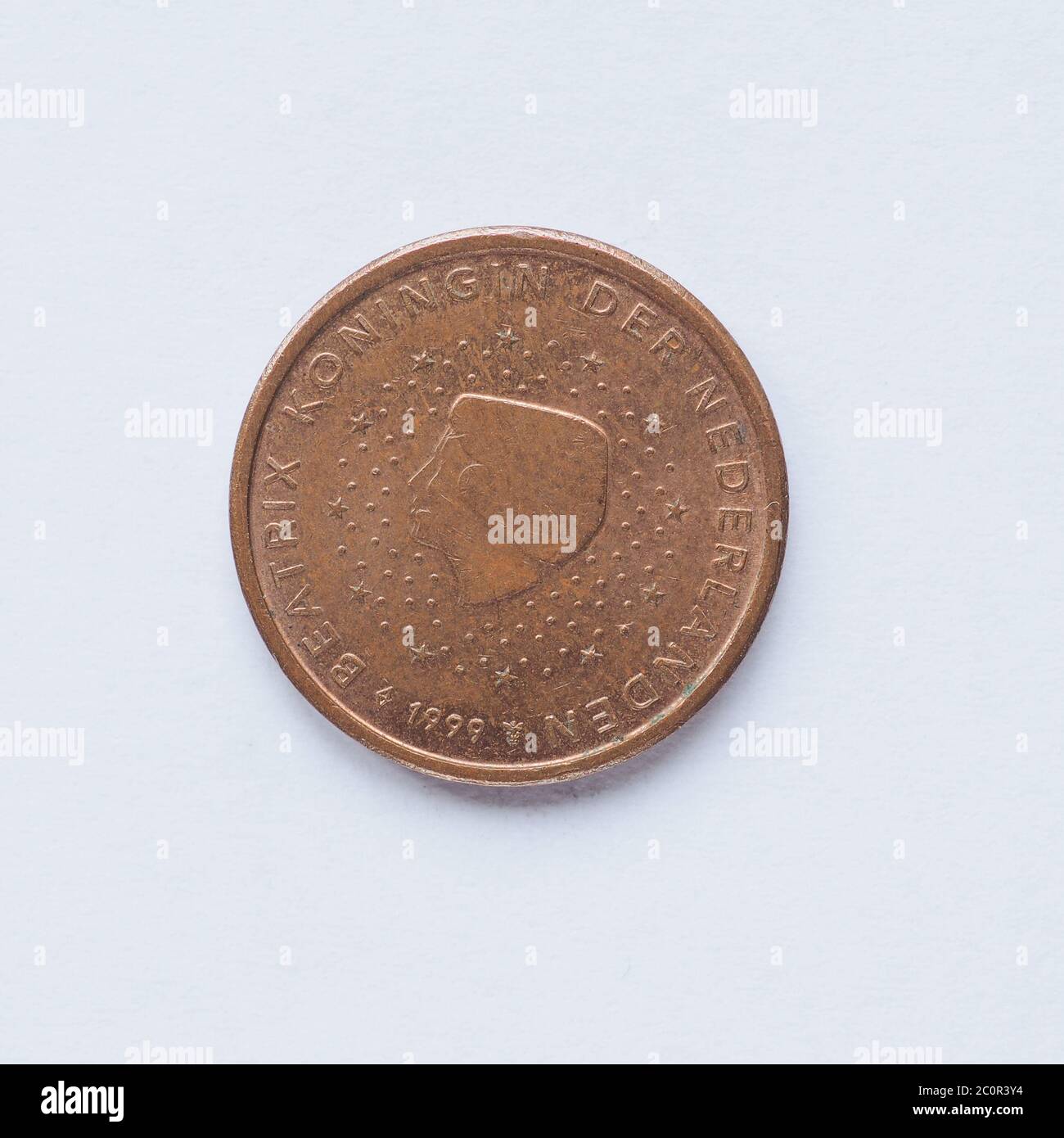 Dutch 2 cent coin Stock Photo - Alamy