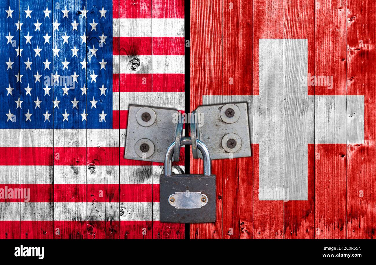American swiss flag hi-res stock photography and images - Alamy