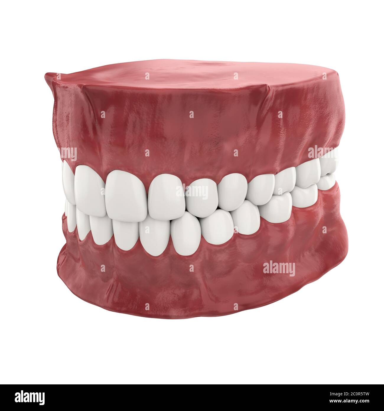 Mouth Gum and Teeth Isolated Stock Photo - Alamy
