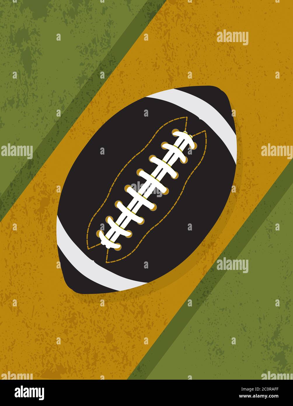 Vintage Retro Grunge American Football Background Illustration Stock ...