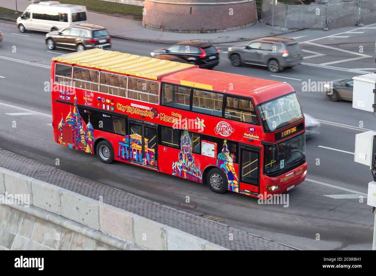 Bus moscow hi-res stock photography and images - Alamy