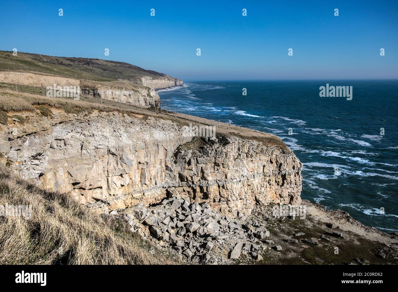 Exposed rocks showing coastal erosion hi-res stock photography and ...