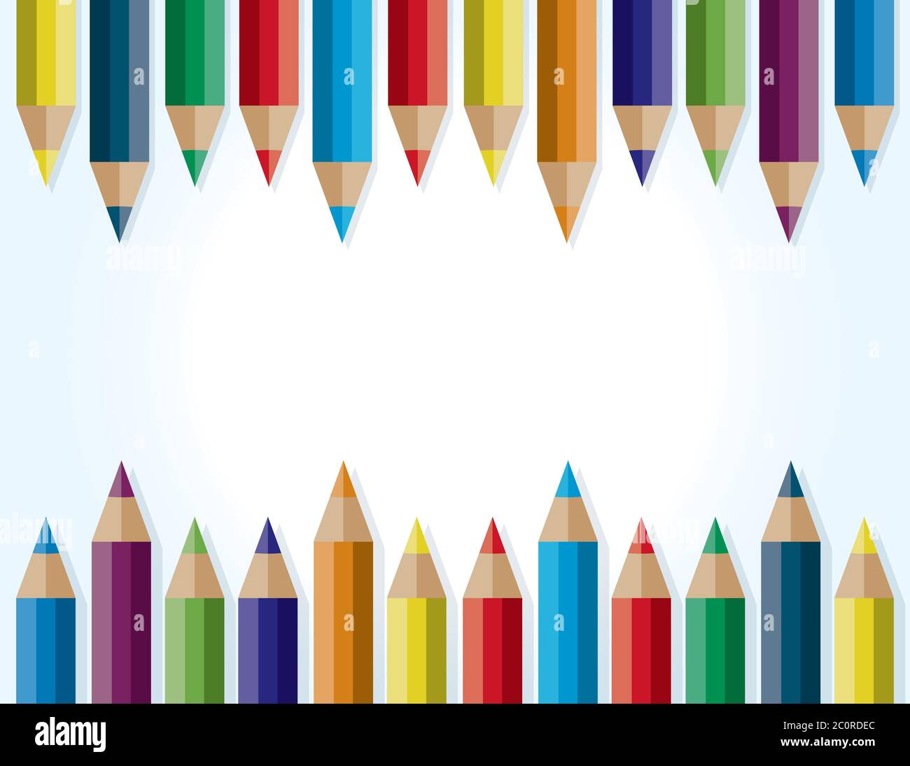 Colored Pencils Border