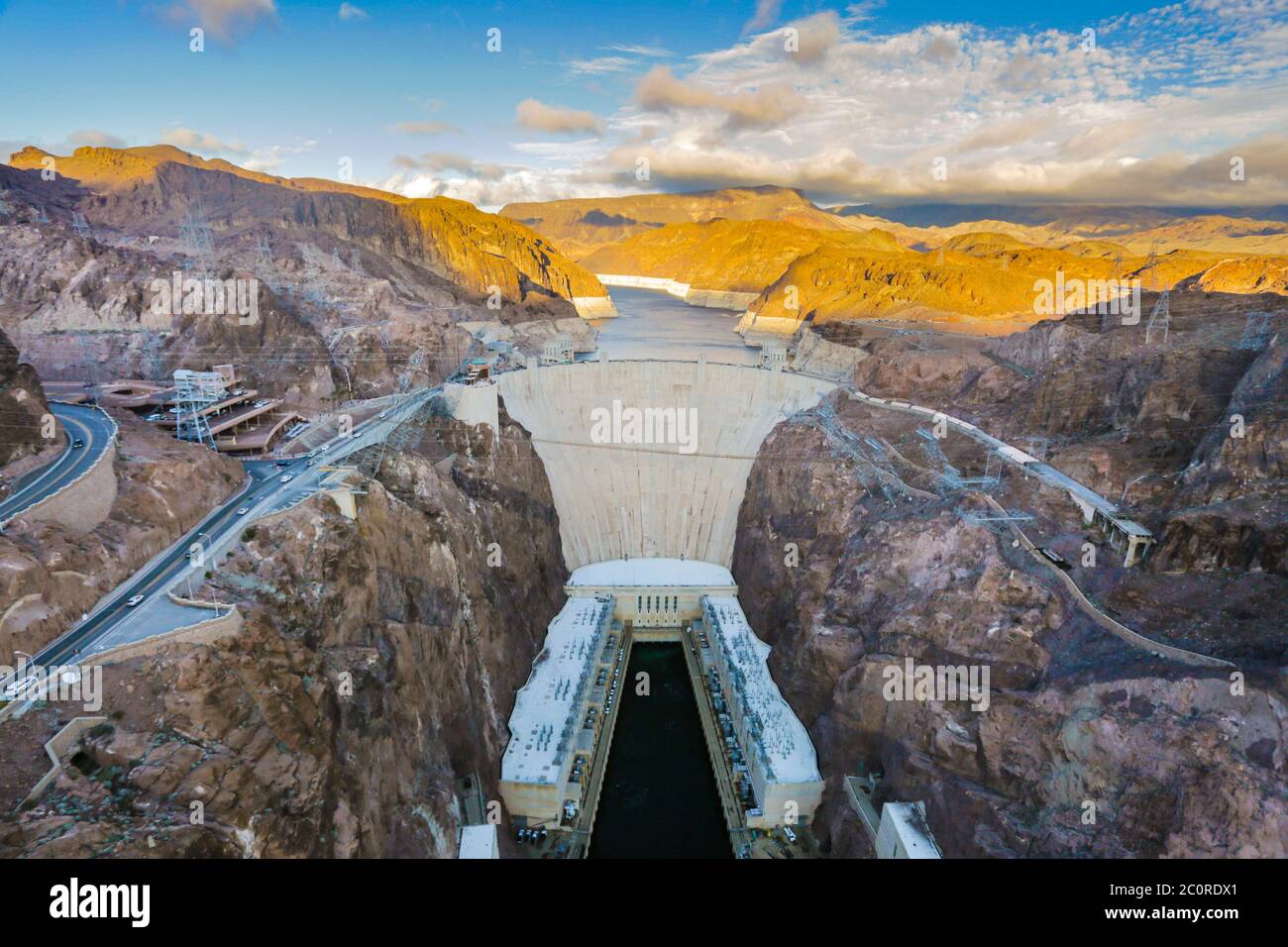 Hoover Dam and the Colorado River, America Stock Photo - Alamy