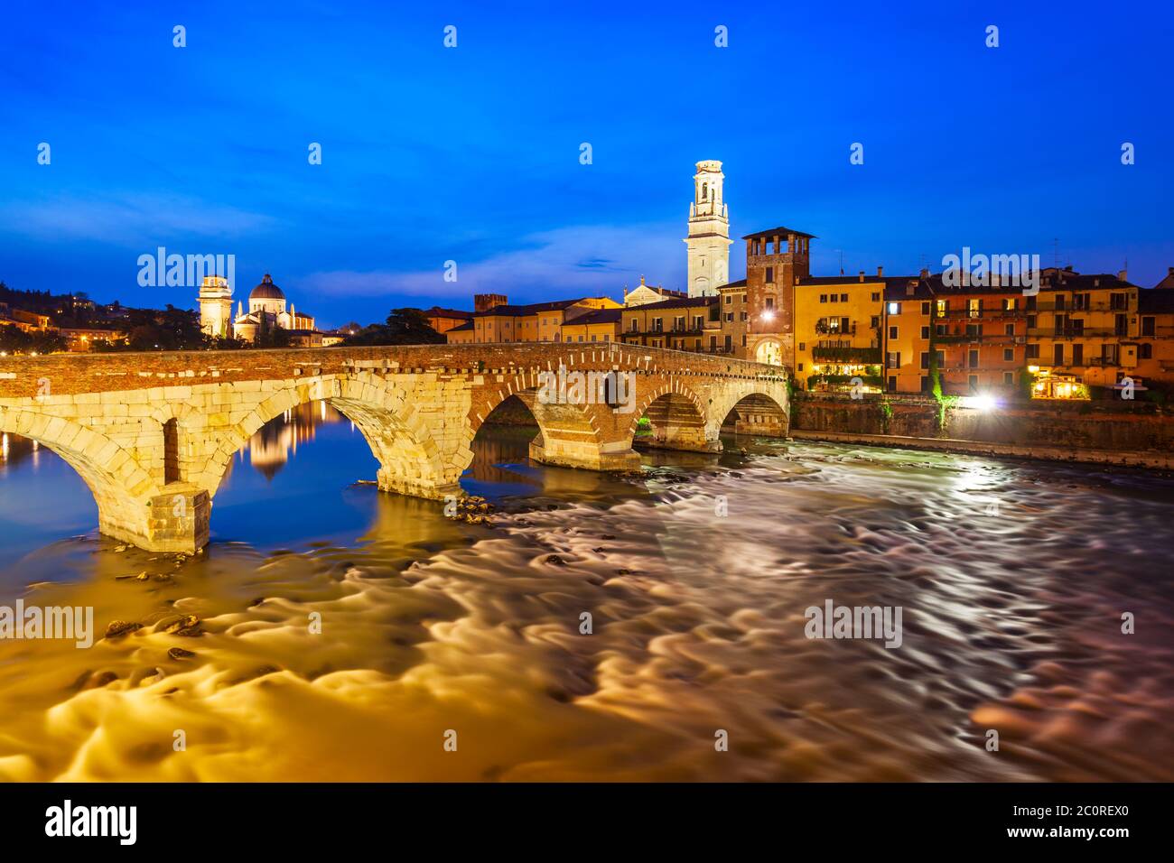 Ponte pietra bridge hi-res stock photography and images - Alamy
