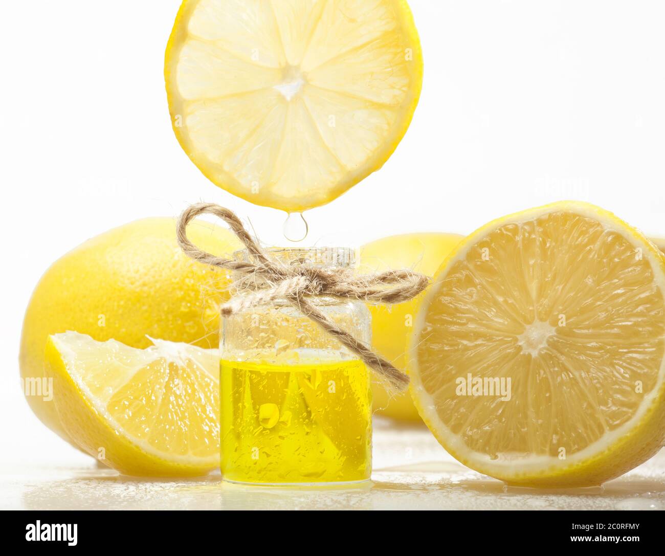 Lemon peel oil hi-res stock photography and images - Alamy