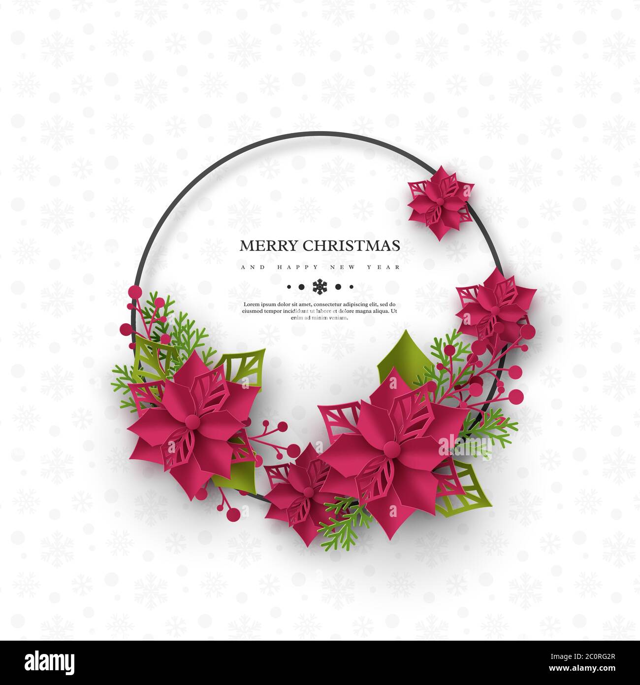 Paper cut merry christmas Cut Out Stock Images & Pictures - Alamy