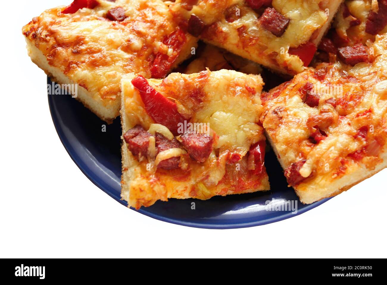 Tomato pie pizza hi-res stock photography and images - Alamy