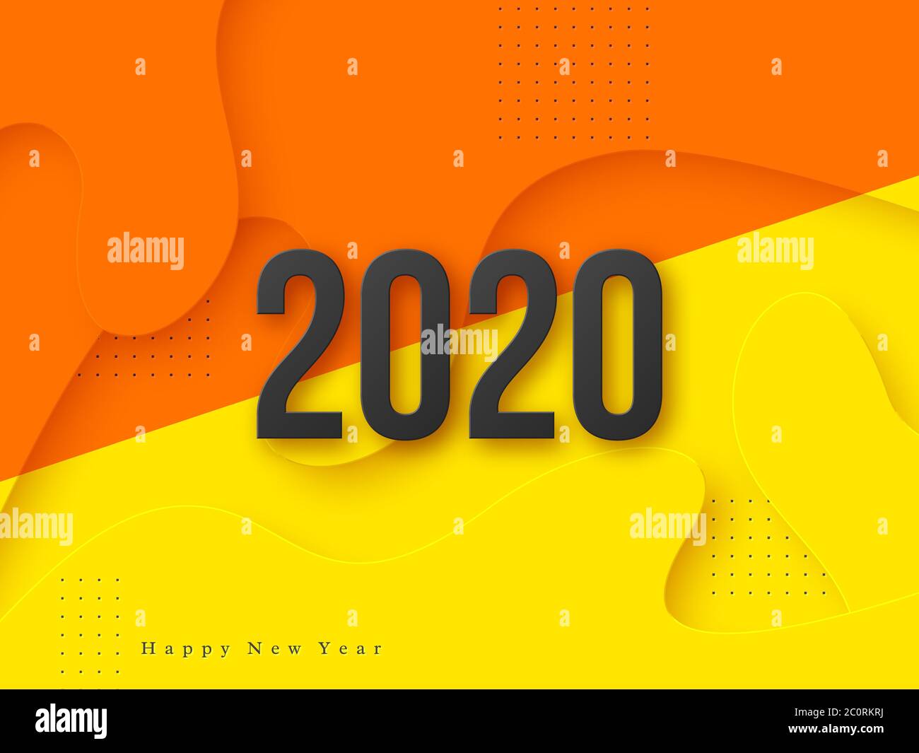 2020 3d New Year vector illustration Stock Vector Image & Art - Alamy