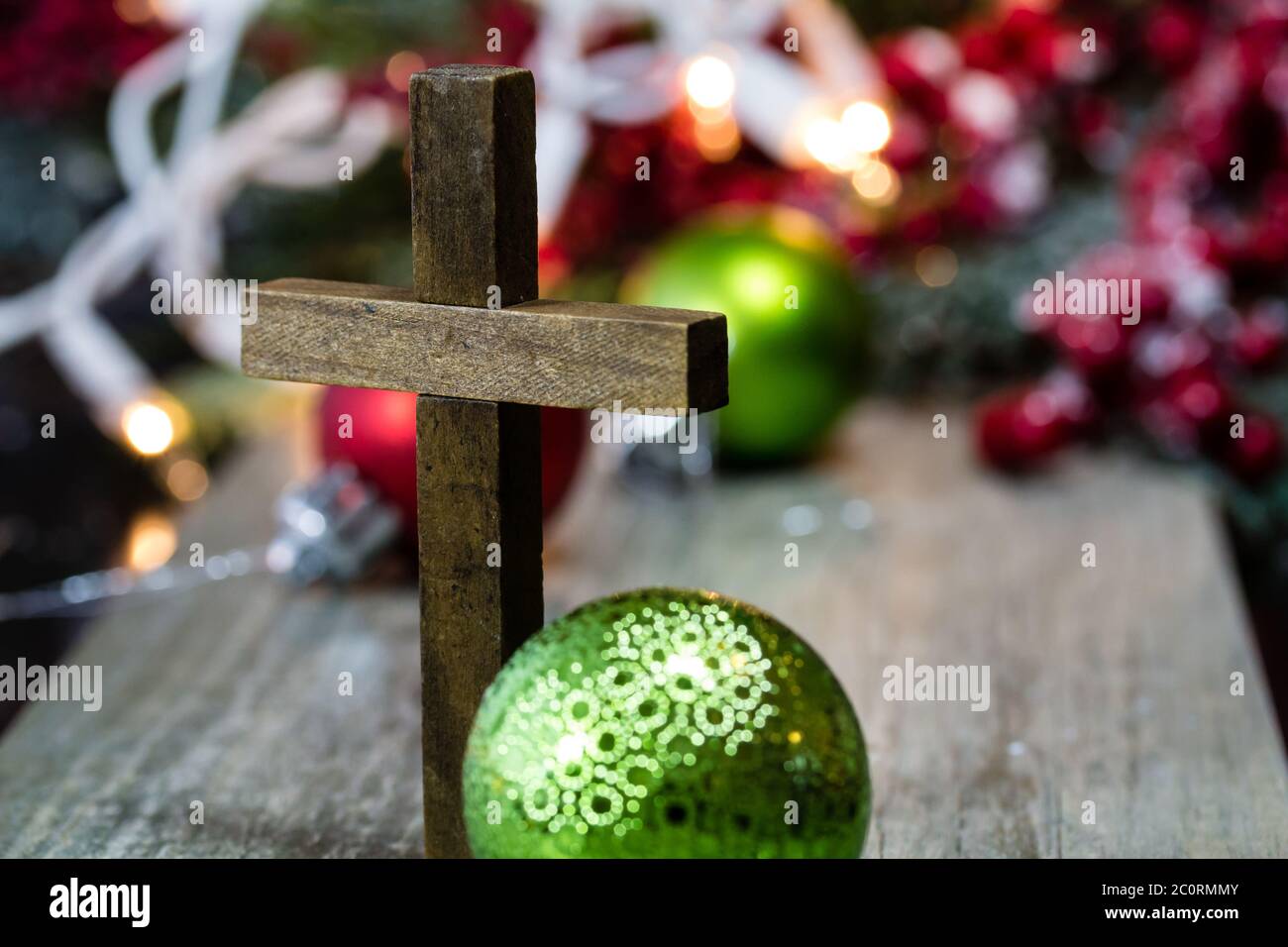 Christmas Cross Wallpaper