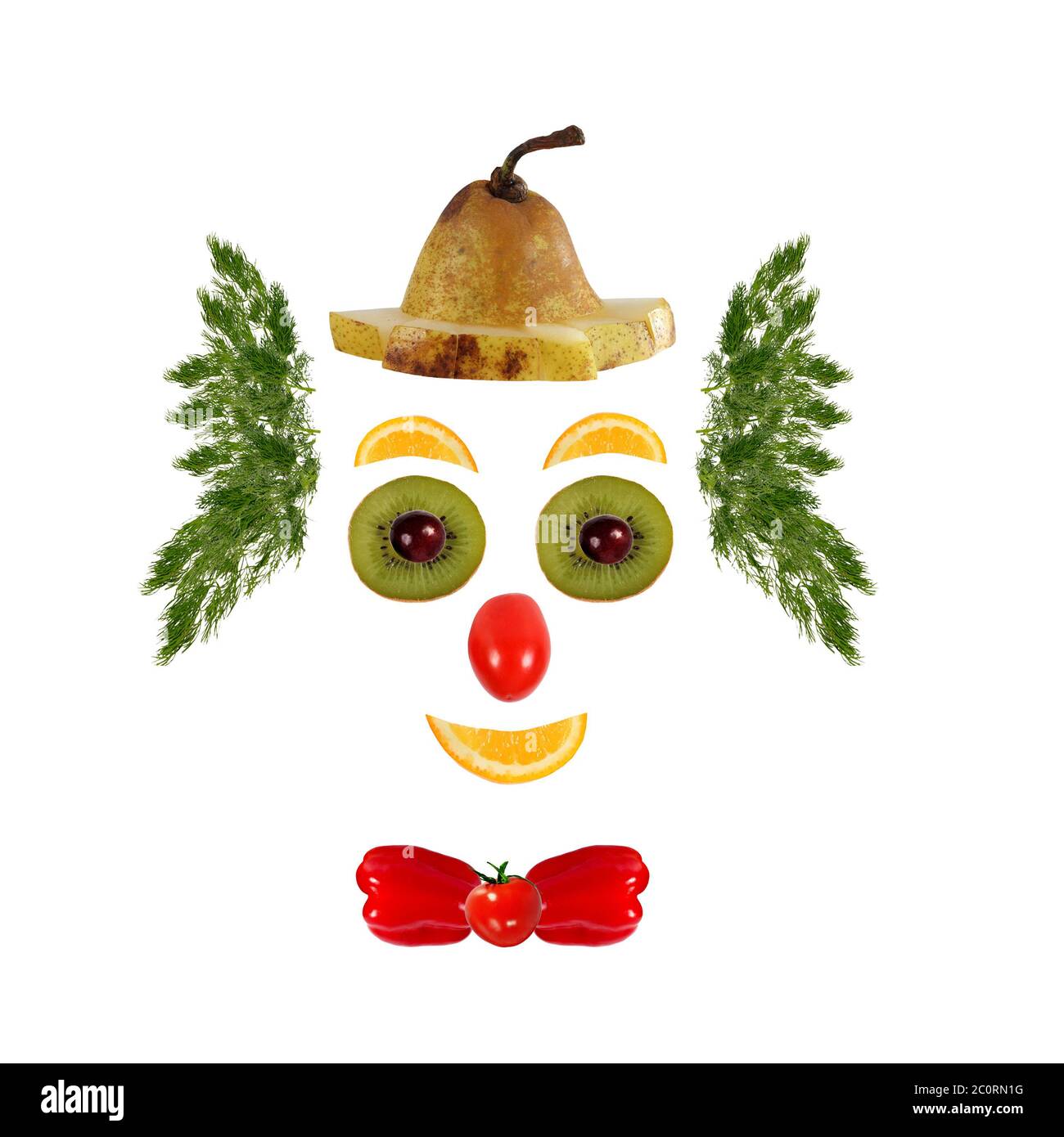 Vegetables face head Cut Out Stock Images & Pictures - Alamy