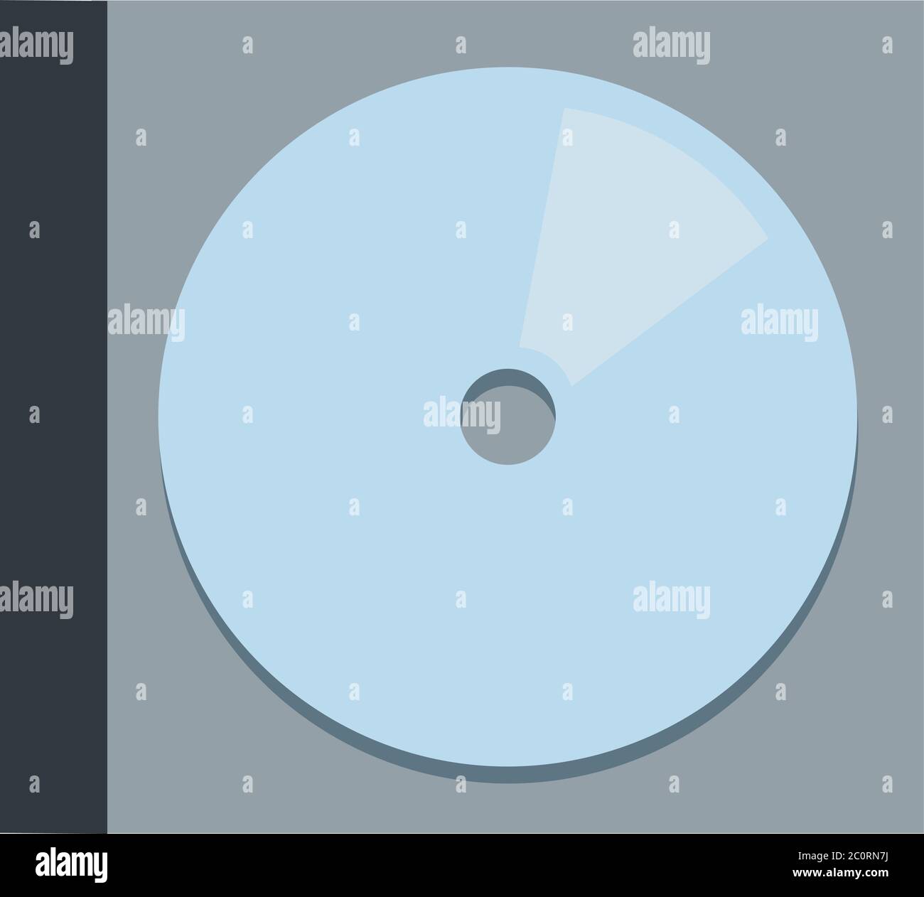 CD disc in plastic packaging vector flat isolated Stock Vector Image ...